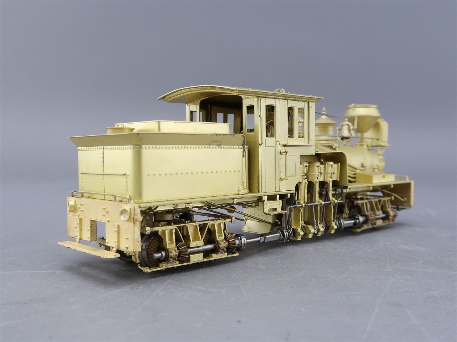 On3 Brass Model - OMI 0132 Logging Gilpin Shay w/ Grandt Line Drive ...