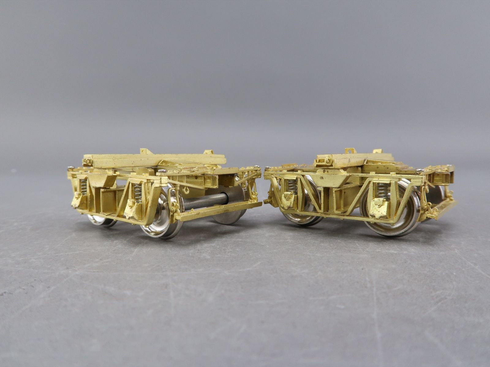 O Brass Model Parts - OMI 0728 Pair of Snohomish Disconnect Trucks - Unpainted - 1988 Run - M.S.