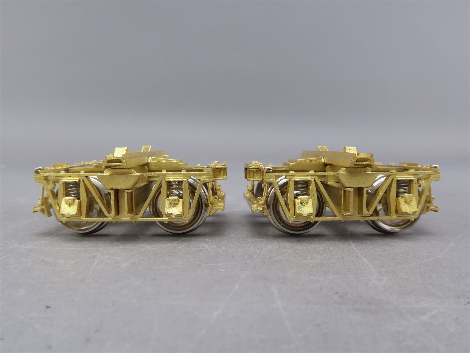 O Brass Model Parts - OMI 0728 Pair of Snohomish Disconnect Trucks - Unpainted - 1988 Run - M.S.