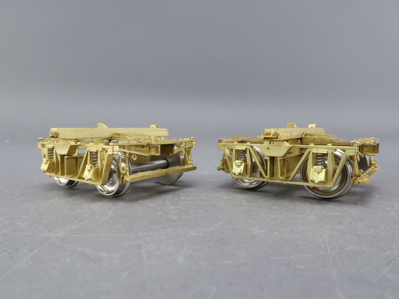 O Brass Model Parts - OMI 0728 Pair of Snohomish Disconnect Trucks - Unpainted - 1988 Run - M.S.
