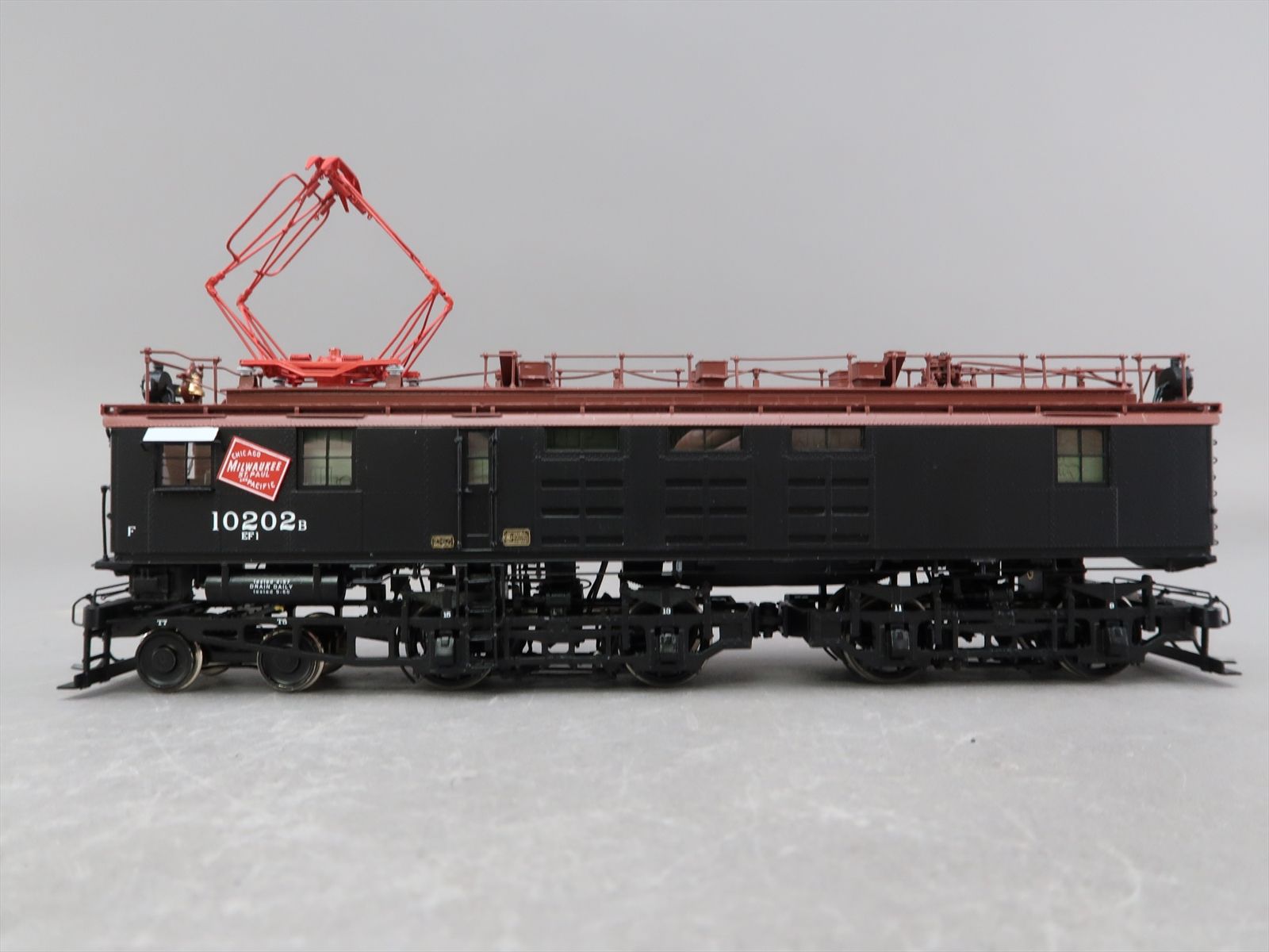 HO Brass Model - PSC 18554.1 MILW Milwaukee ES-3 Box Cab Electric #10202B - F/P - 2016 Run - Boo Rim