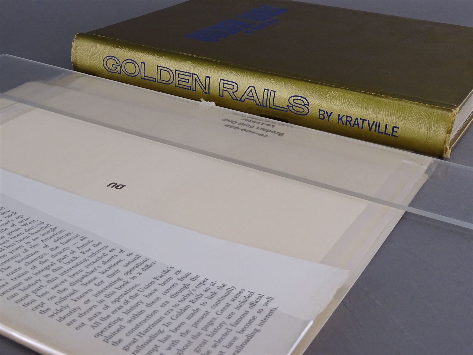 Railroad Book: Golden Rails - Kratville - NUMBERED