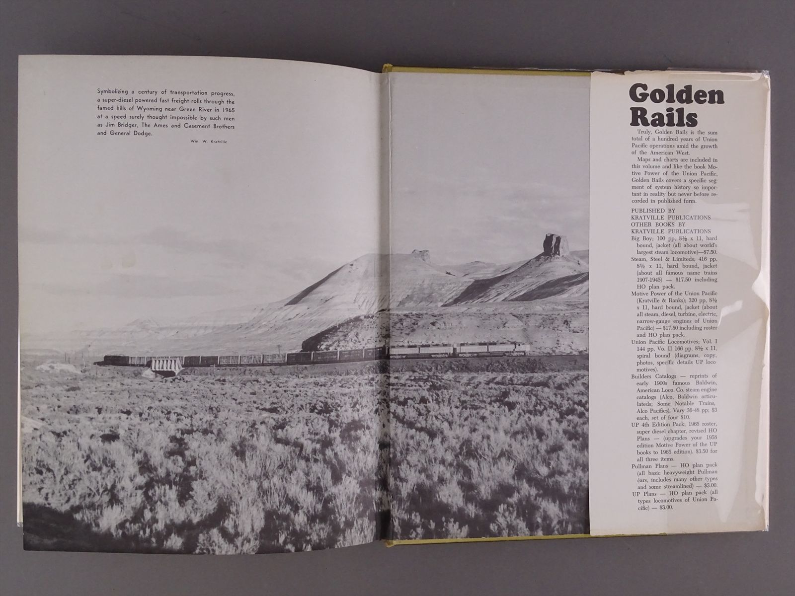 Railroad Book: Golden Rails - Kratville - NUMBERED