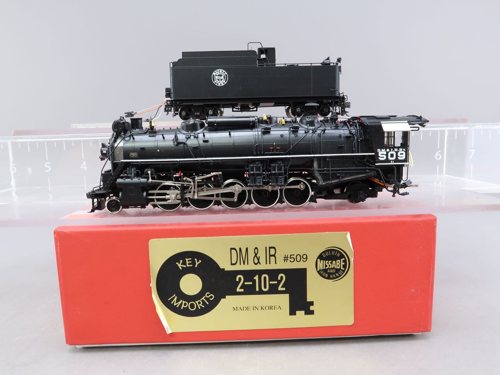 HO Brass Model - Key DM&IR Duluth Missabe & Iron Range 2-10-2 E1 Black Boiler #509 DCC + Sound ...