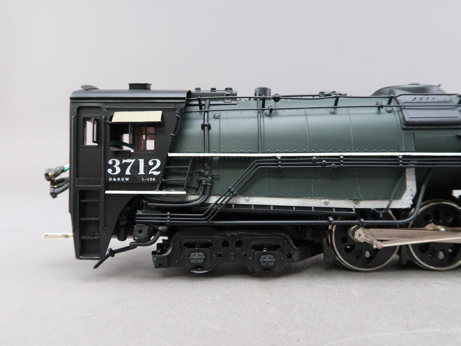 HO Brass Model - Key D&RGW Rio Grande L-105 Challenger 4-6-6-4 #3712 As ...