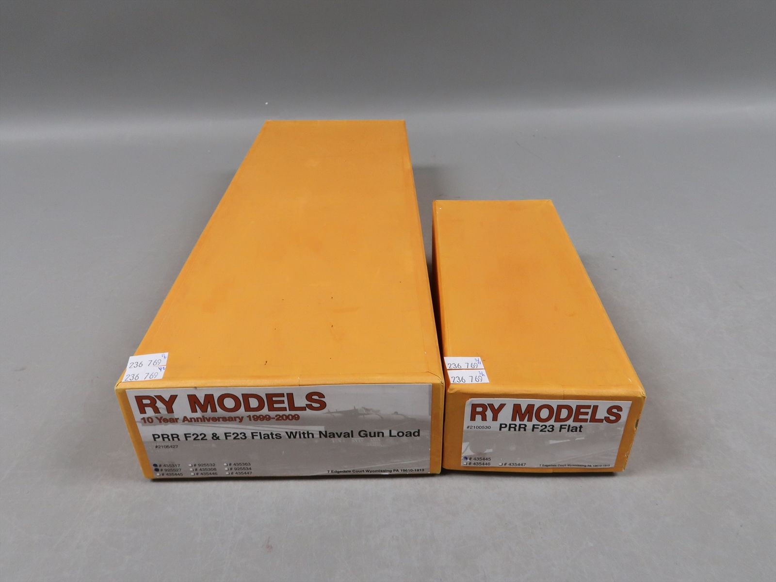 O Brass Model - RYM Rich Yoder 2106427 + 2100530 PRR Pennsylvania 2 F22 ...
