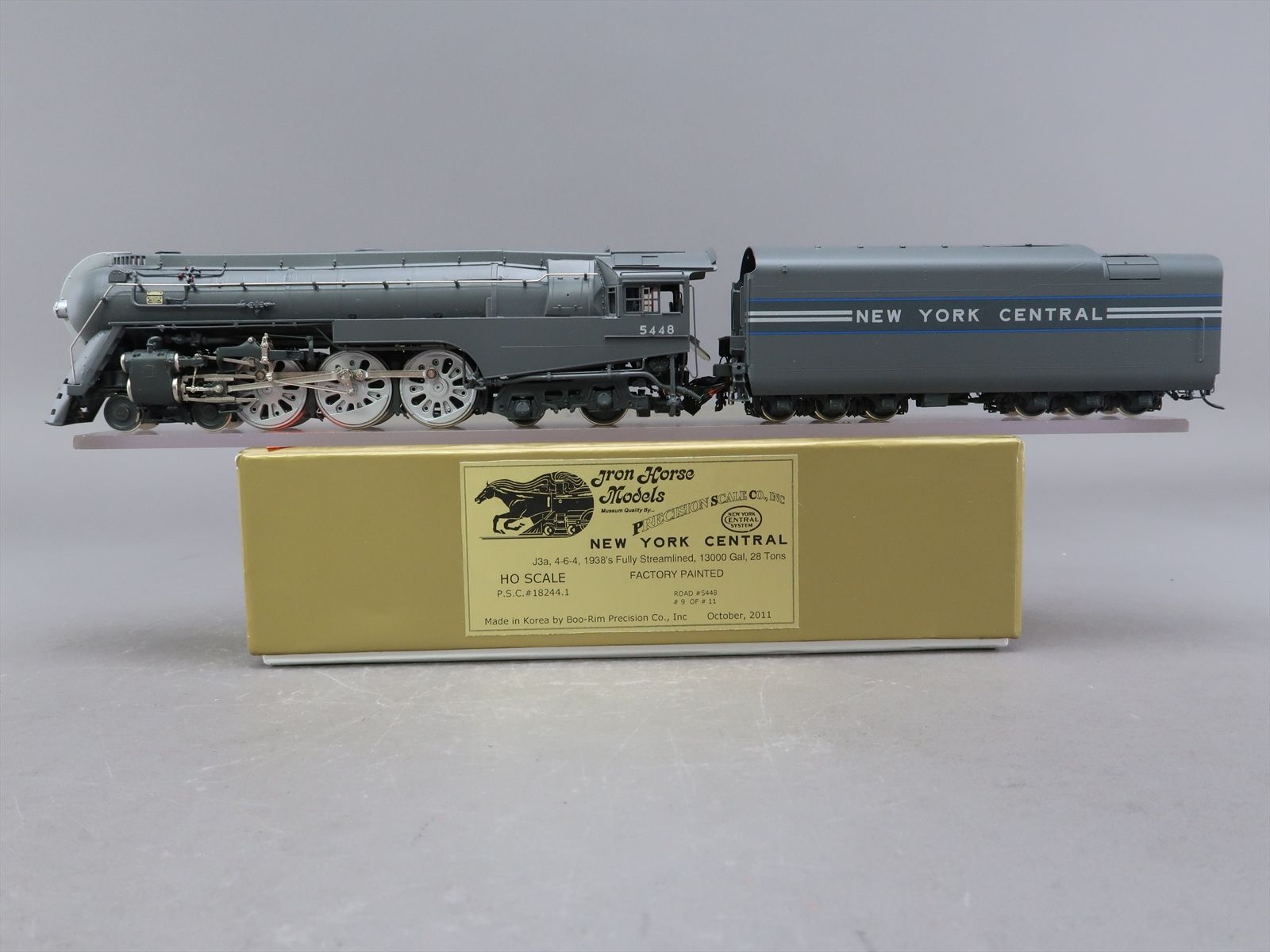 HO Brass Model - PSC 18244.1 NYC New York Central J3a 4-6-4 1938 Fully ...