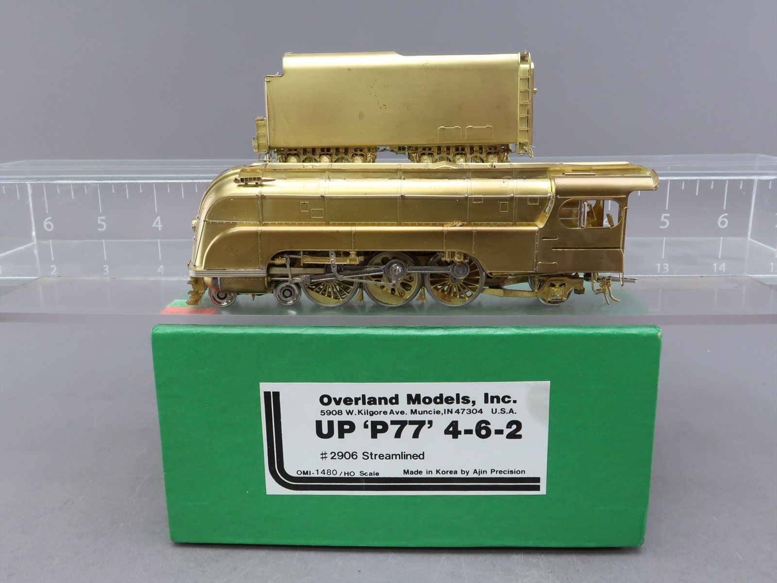 HO Brass Model - OMI 1480 UP Union Pacific P77 4-6-2 Streamlined 49er ...