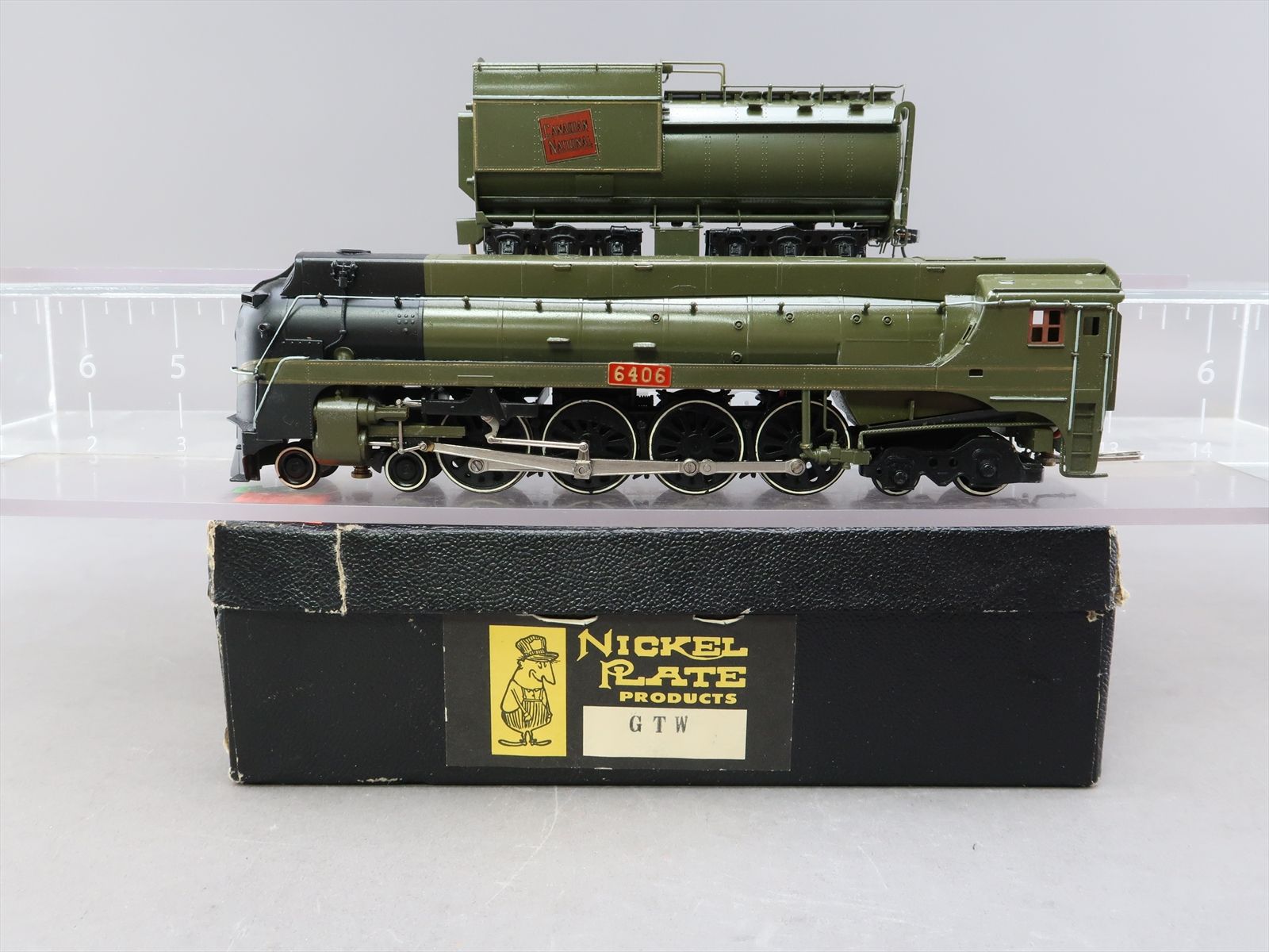 HO Brass Model - NPP Nickel GTW as CN 4-8-4 6400 Series #6406 - Custom ...
