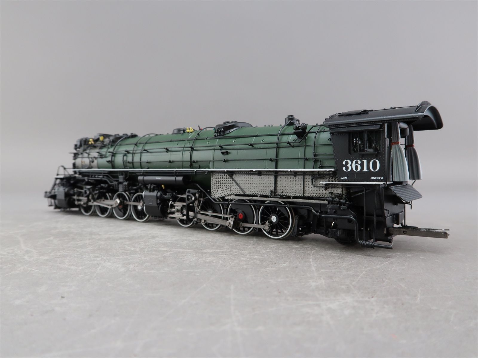 HO Brass Model - PSC 17532-2D&RGW Rio Grande L-132 2-8-8-2 Green #3610 ...