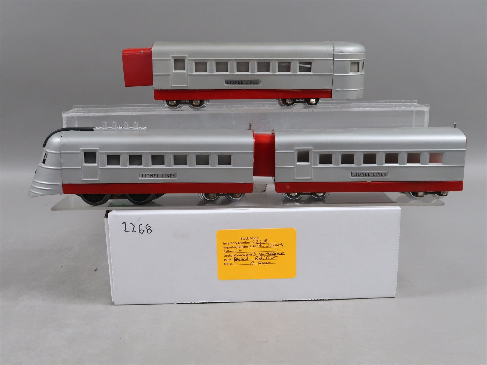 O 3 Rail Diecast Model - Lionel Junior Streamliner Lionel Lines Three ...