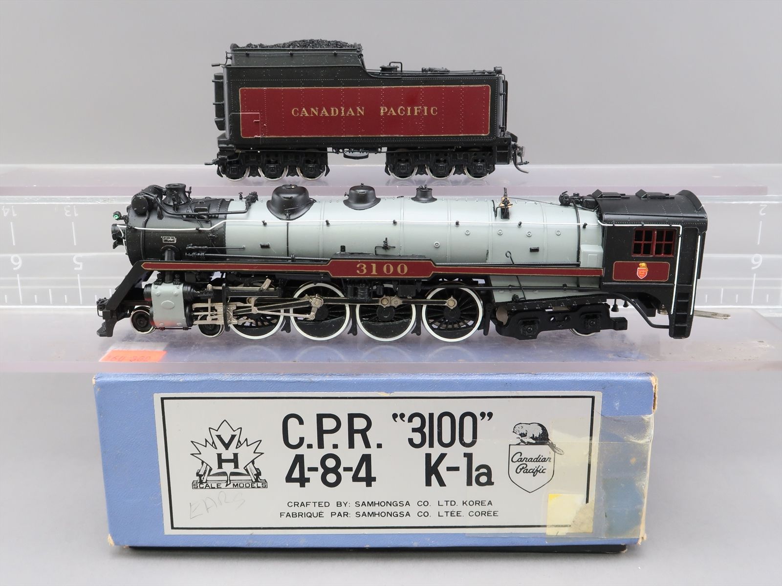 HO Brass Model - VH Van Hobbies CP CPR Canadian Pacific K-1a 4-8-4 ...