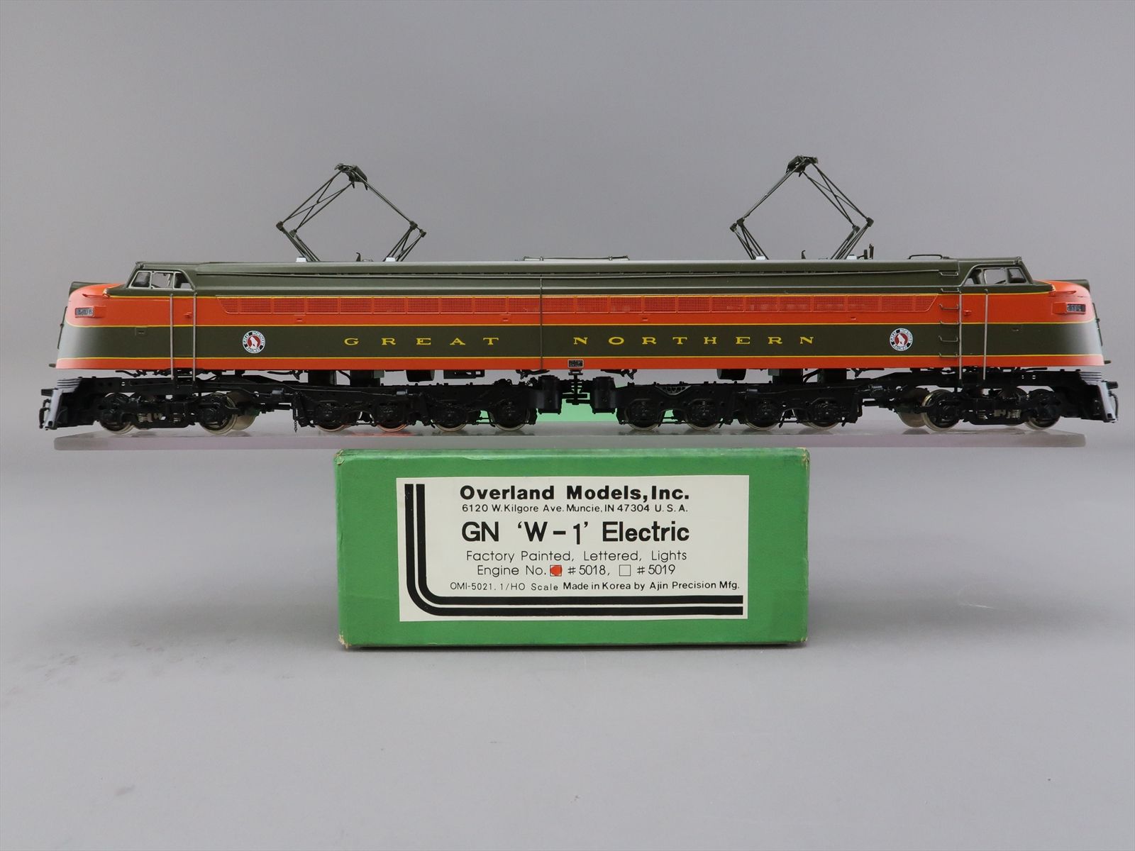 HO Brass Model - OMI 5021.1 GN Great Northern W-1 Electric #5018 - F/P ...