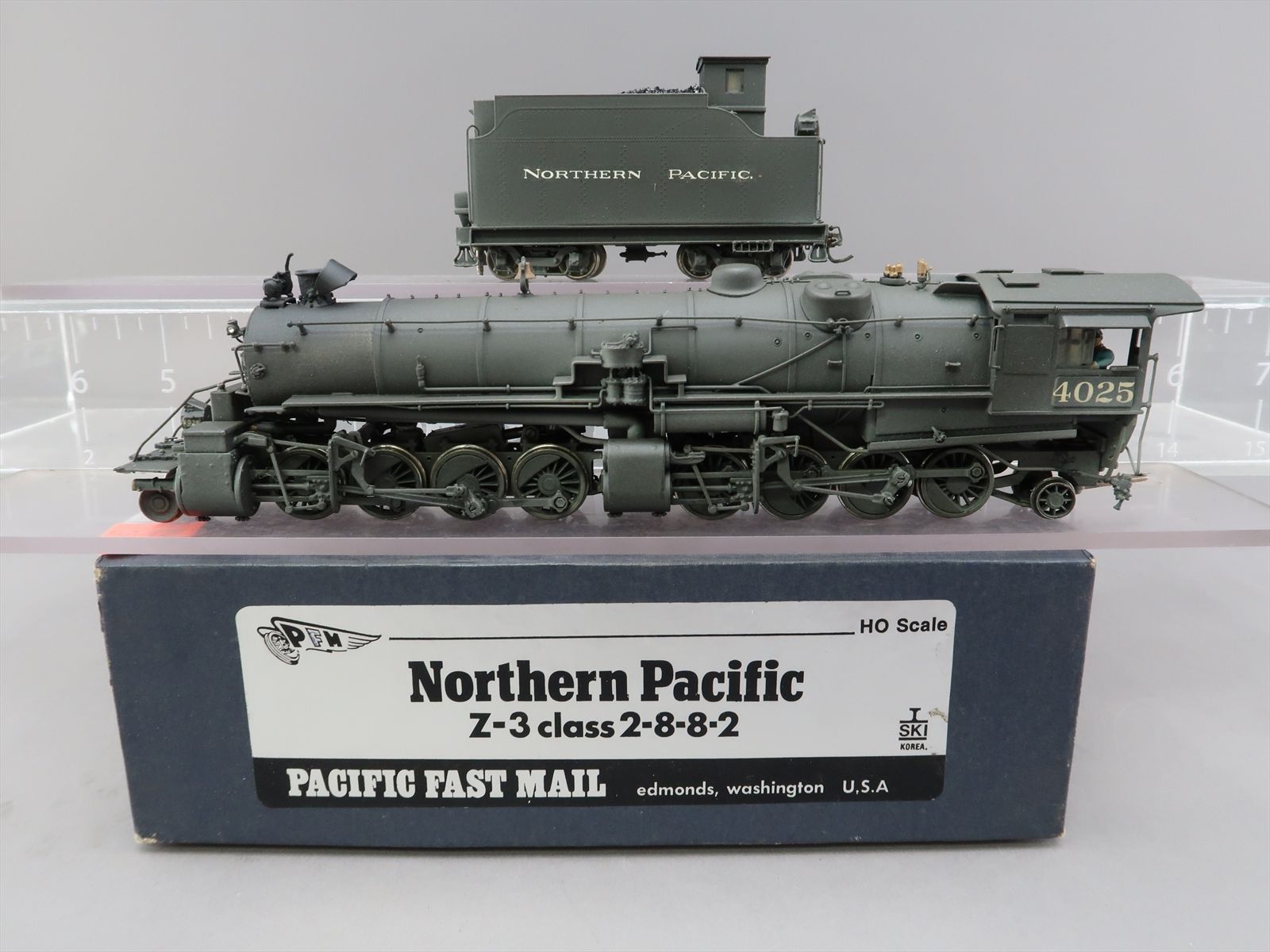 HO Brass Model - PFM NP Northern Pacific 2-8-8-2 Z-3 #4025 - Fair ...