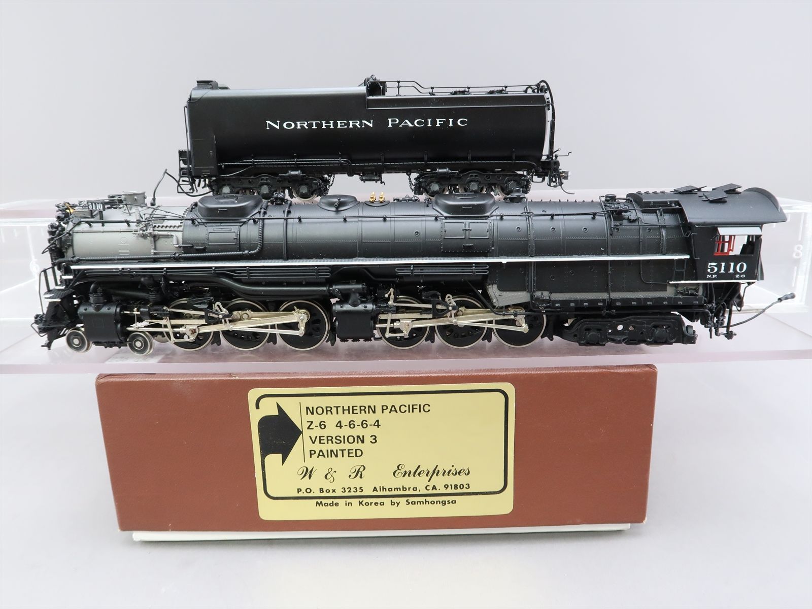 HO Brass Model - W&R NP Northern Pacific Z-6 4-6-6-4 #5110 Version 3 ...
