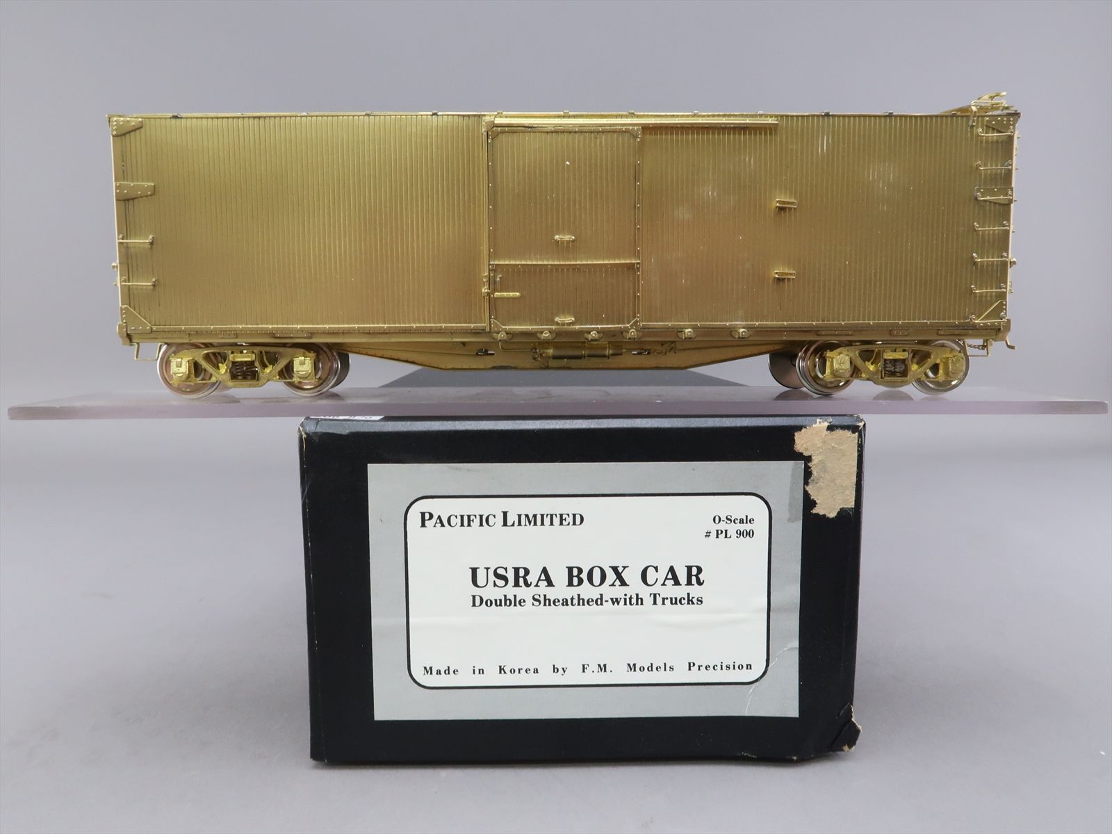 O Brass Model - PL 900 PL-900 USRA Double Sheathed Wood Boxcar w ...