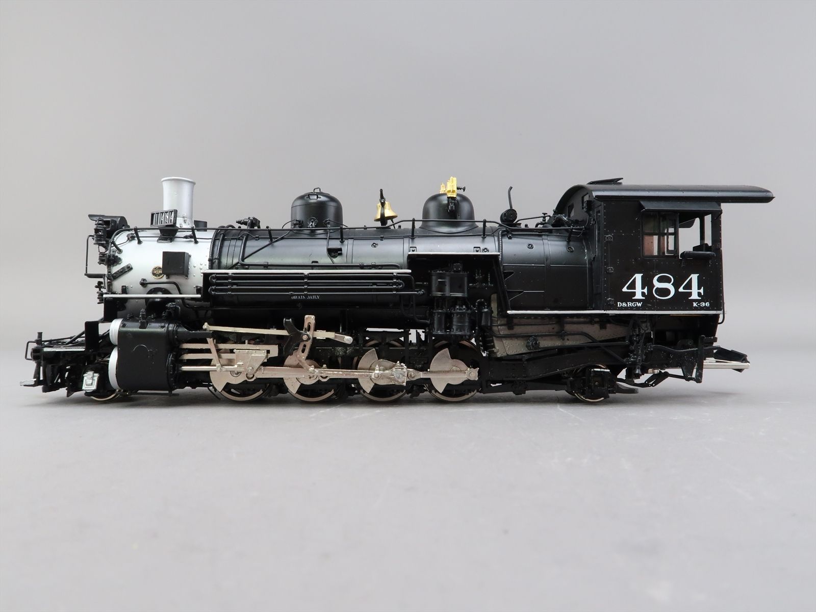 On3 Brass Model - PSC 16219 D&RGW Rio Grande K-36 2-8-2 Crown Series #484 - F/P - 1987 Run ...