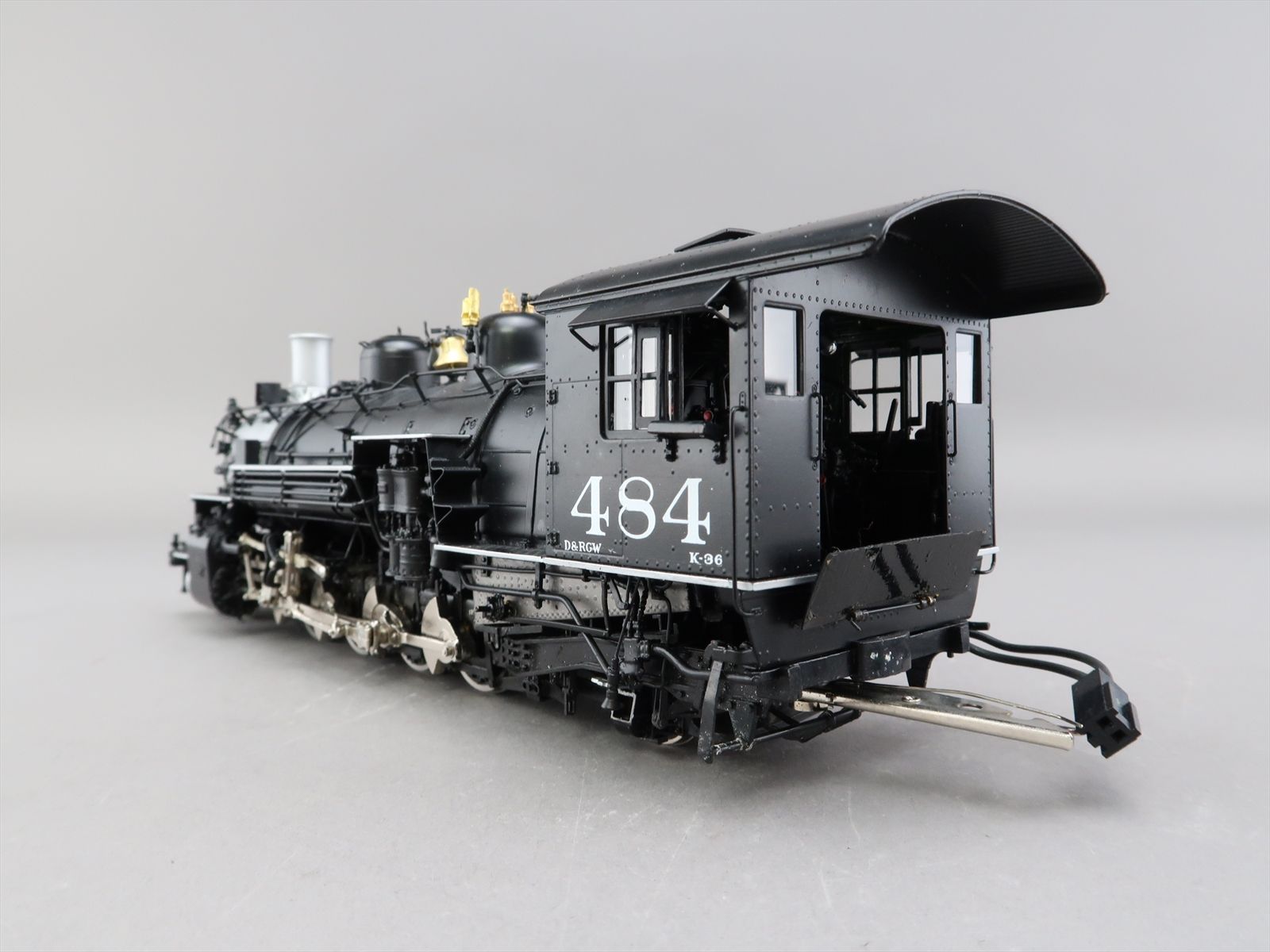 On3 Brass Model - PSC 16219 D&RGW Rio Grande K-36 2-8-2 Crown Series #484 - F/P - 1987 Run ...
