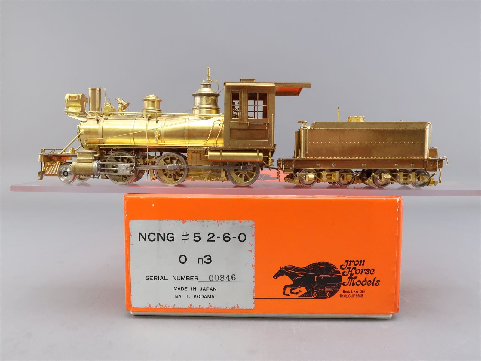 On3 Brass Model - PSC NCNG Nevada County Narrow Gauge #5 2-6-0 ...