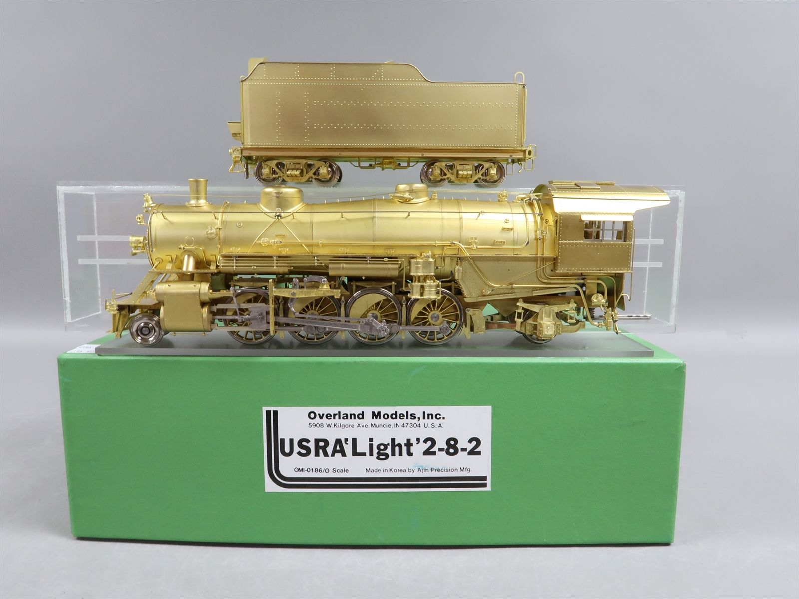 O Brass Model - OMI 0186 USRA Light 2-8-2 Mikado - Unpainted - 1991 Run - Ajin