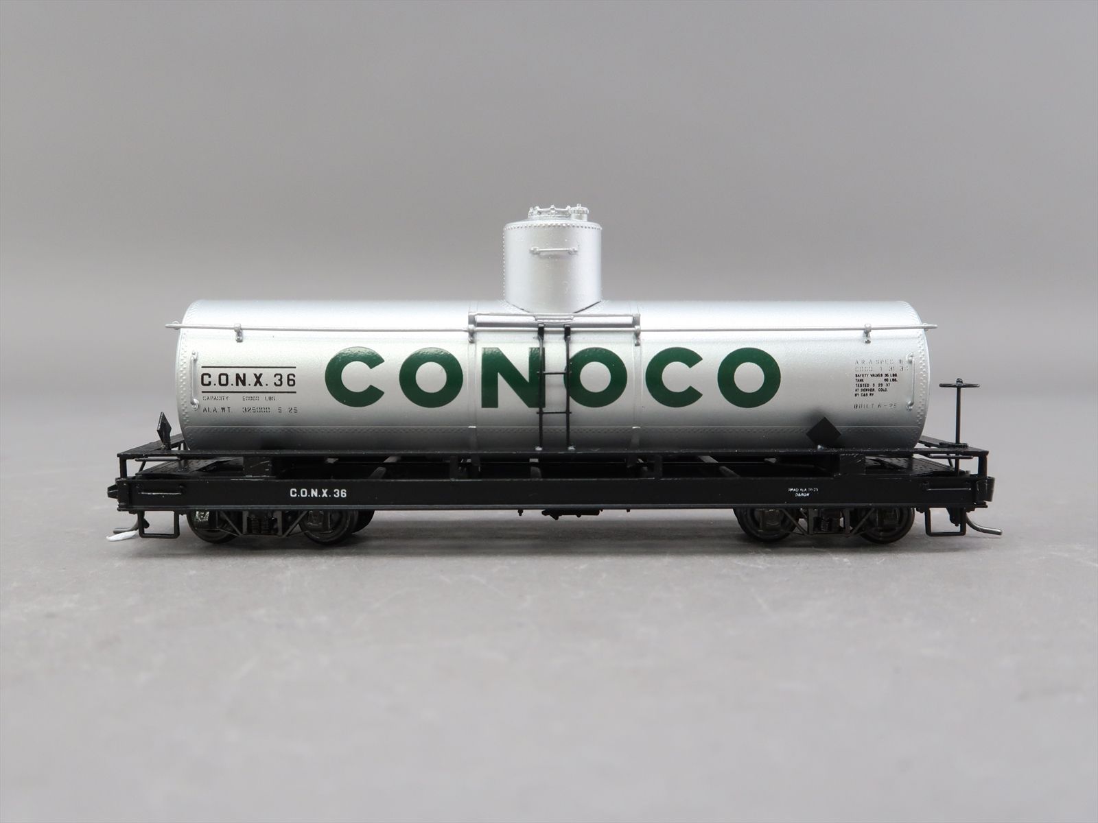HOn3 Brass Model - DP 3088 Conoco Tank Car Silver #36 - F/P - 2003 Run ...