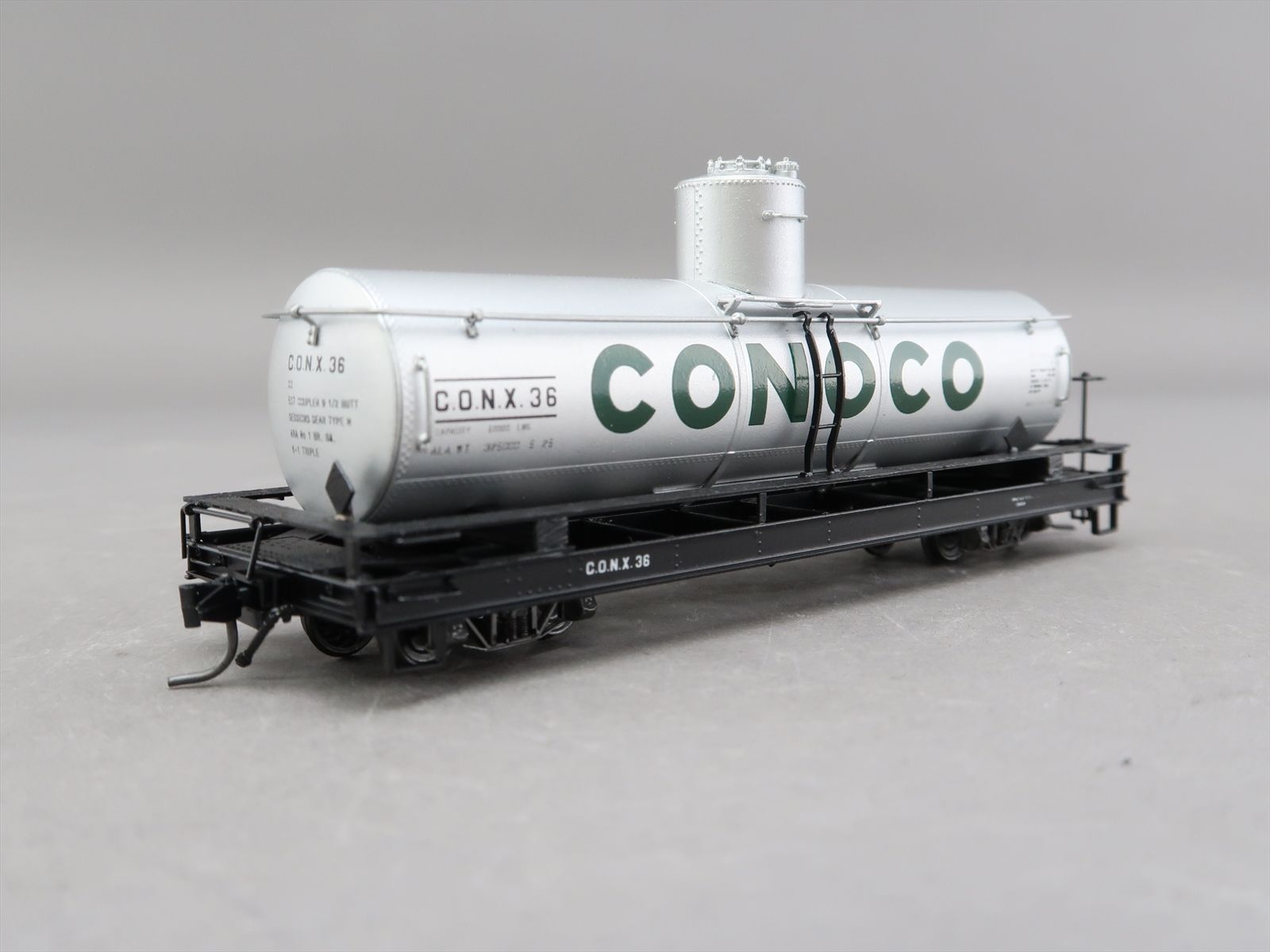 HOn3 Brass Model - DP 3088 Conoco Tank Car Silver #36 - F/P - 2003 Run ...