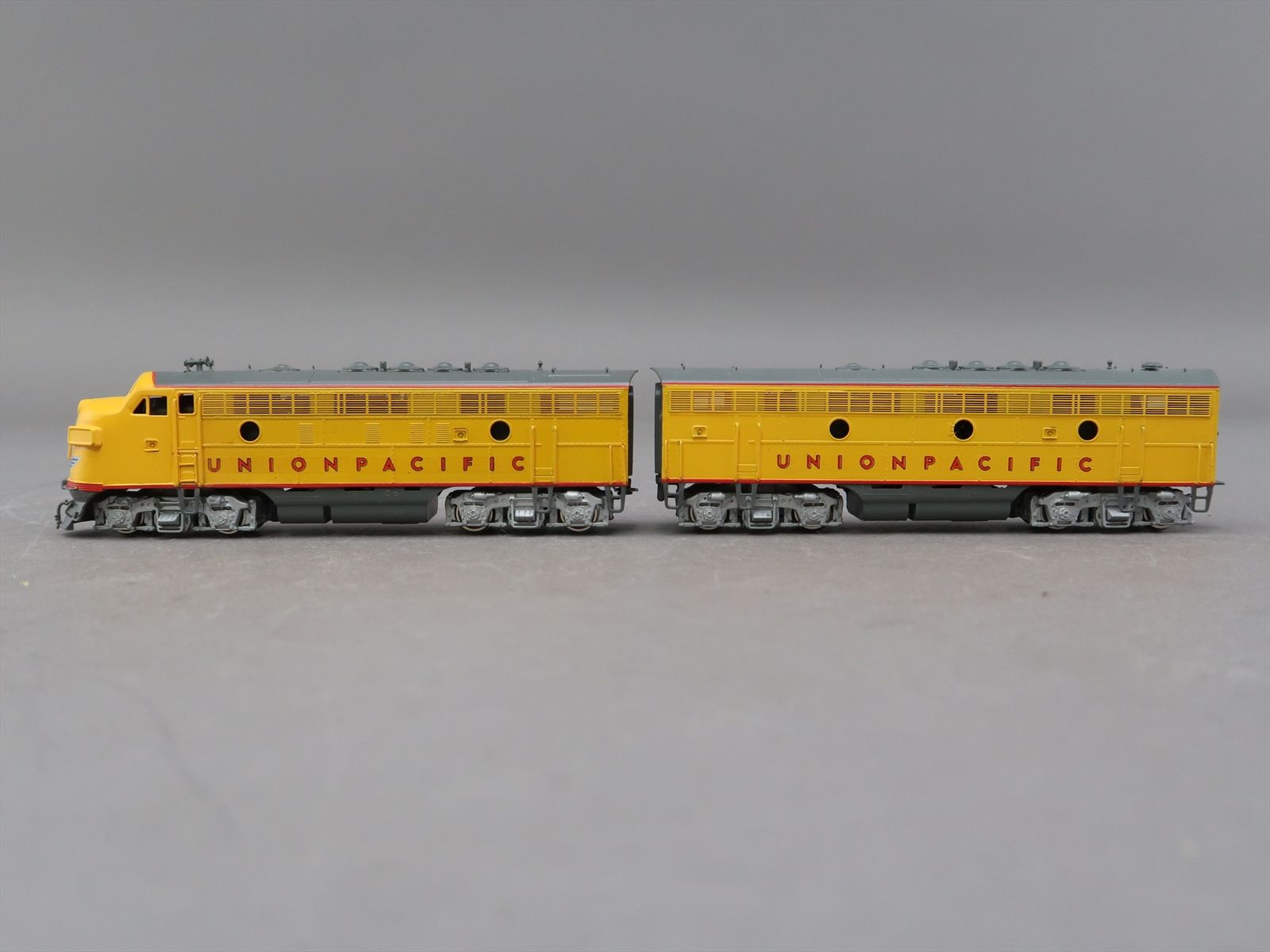 N Brass Model - Hallmark UP Union Pacific F7A/B Yellow & Gray - F/P ...