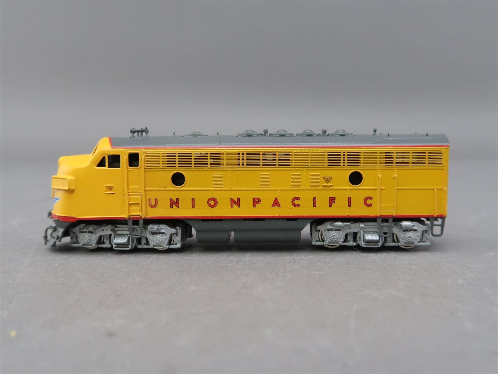 N Brass Model - Hallmark UP Union Pacific F7A/B Yellow & Gray - F/P ...