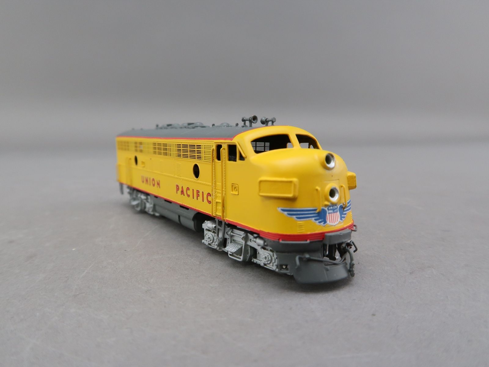 N Brass Model - Hallmark UP Union Pacific F7A/B Yellow & Gray - F/P ...