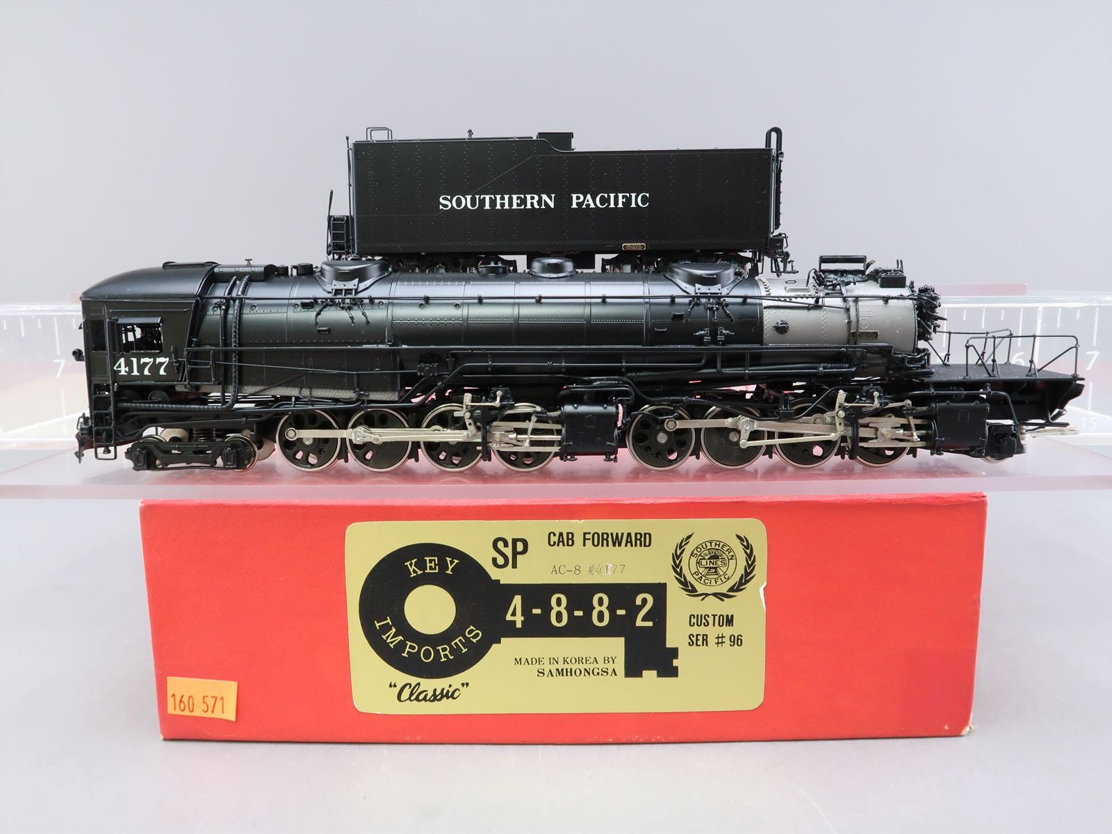 HO Brass Model - Key CS#96 SP Southern Pacific AC-8 4-8-8-2 Cab Forward ...