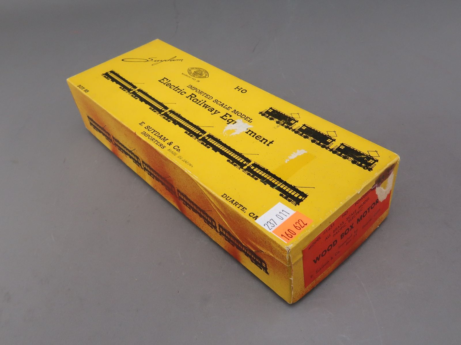 HO Brass Model - Suydam 1451 PE Pacific Electric Steeple Cab 8 Wheel ...