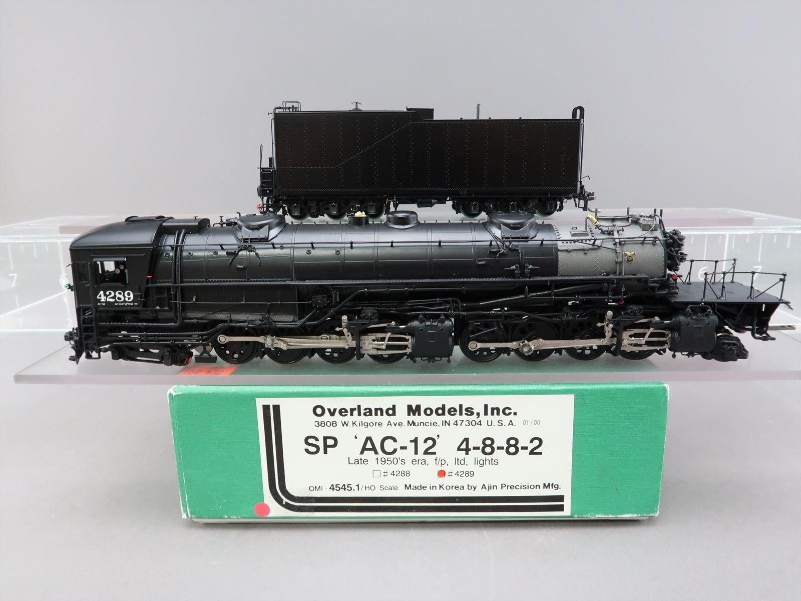 HO Brass Model - OMI 4545.1 SP Southern Pacific AC-12 4-8-8-2 Cab ...