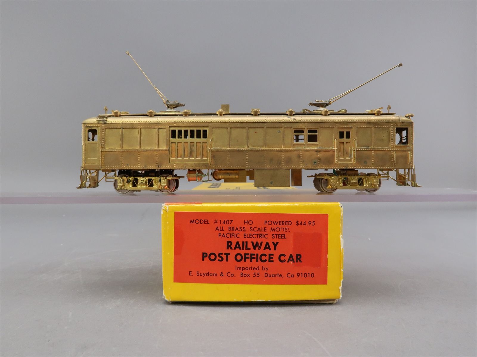 HO Brass Model - Suydam 1407 PE Pacific Electric RPO Railway Post ...