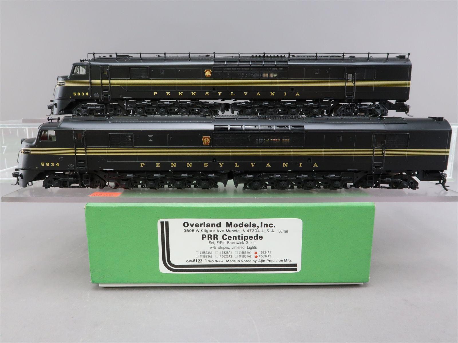 HO Brass Model - OMI 6122.1 PRR Pennsylvania Centipede 2-Unit Set ...