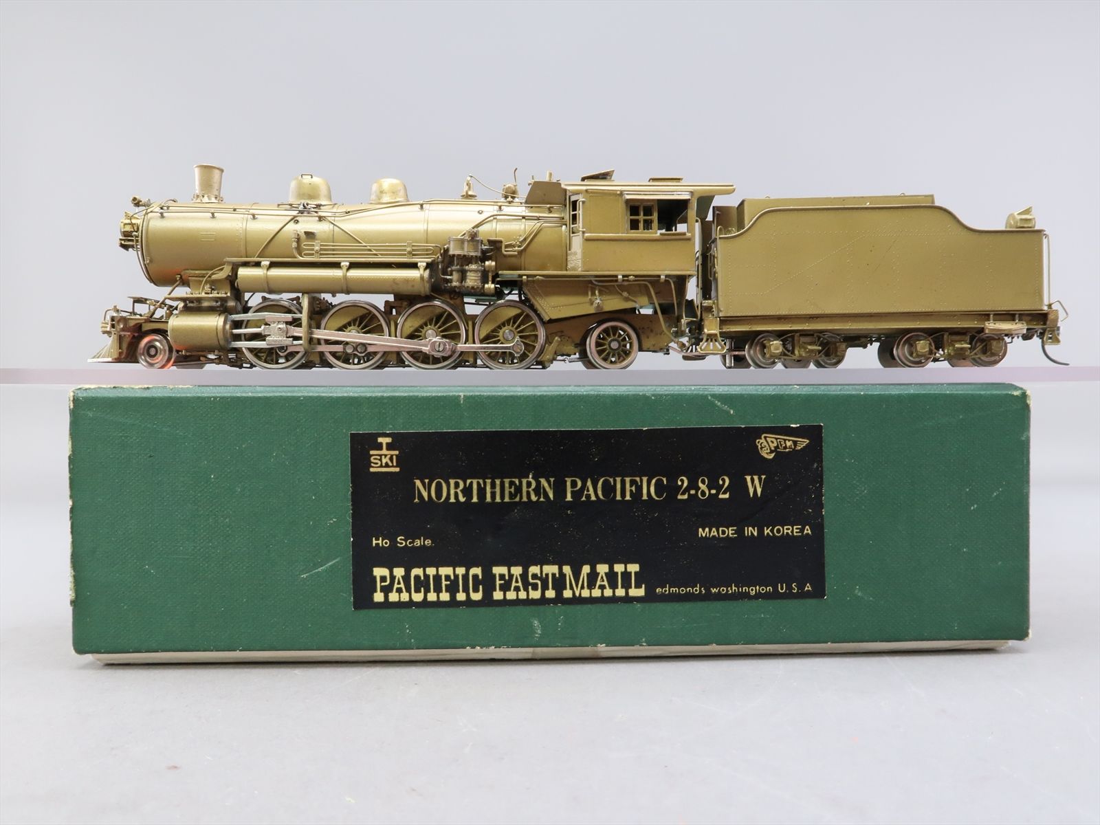 HO Brass Model - PFM NP Northern Pacific 2-8-2 Class W Oil Version ...
