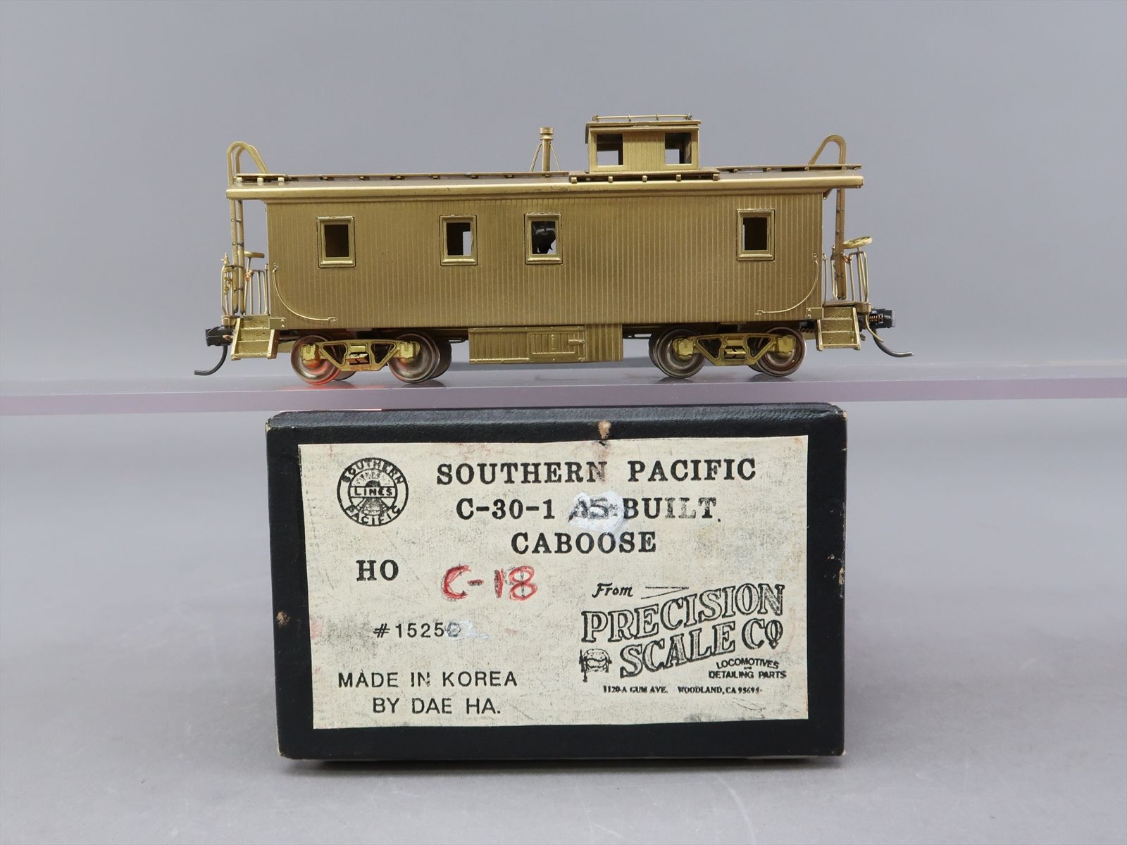 HO Brass Model - PSC 15250 SP Southern Pacific C-30-1 Caboose ...