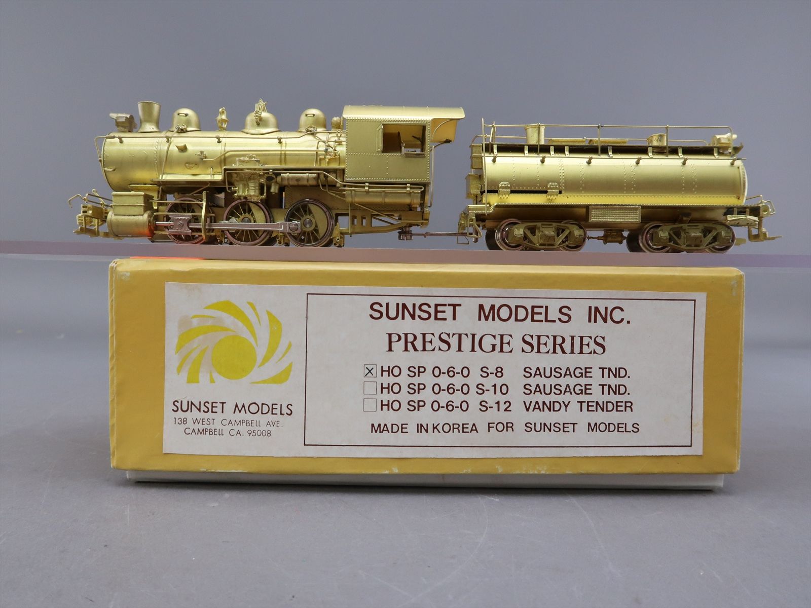 HO Brass Model - Sunset SP Southern Pacific S-8 Switcher 0-6-0 ...