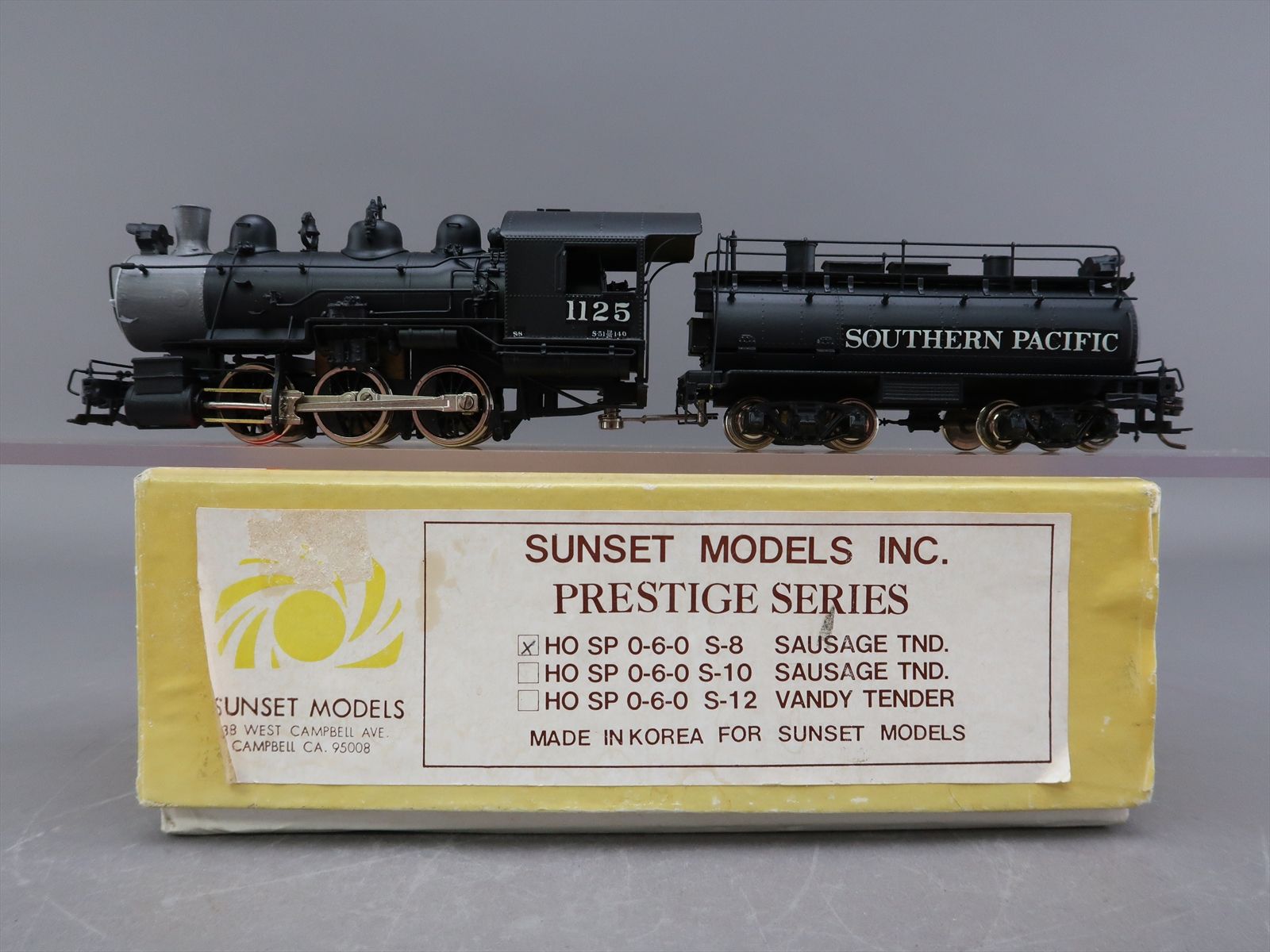 HO Brass Model - Sunset SP Southern Pacific S-8 Switcher 0-6-0 ...