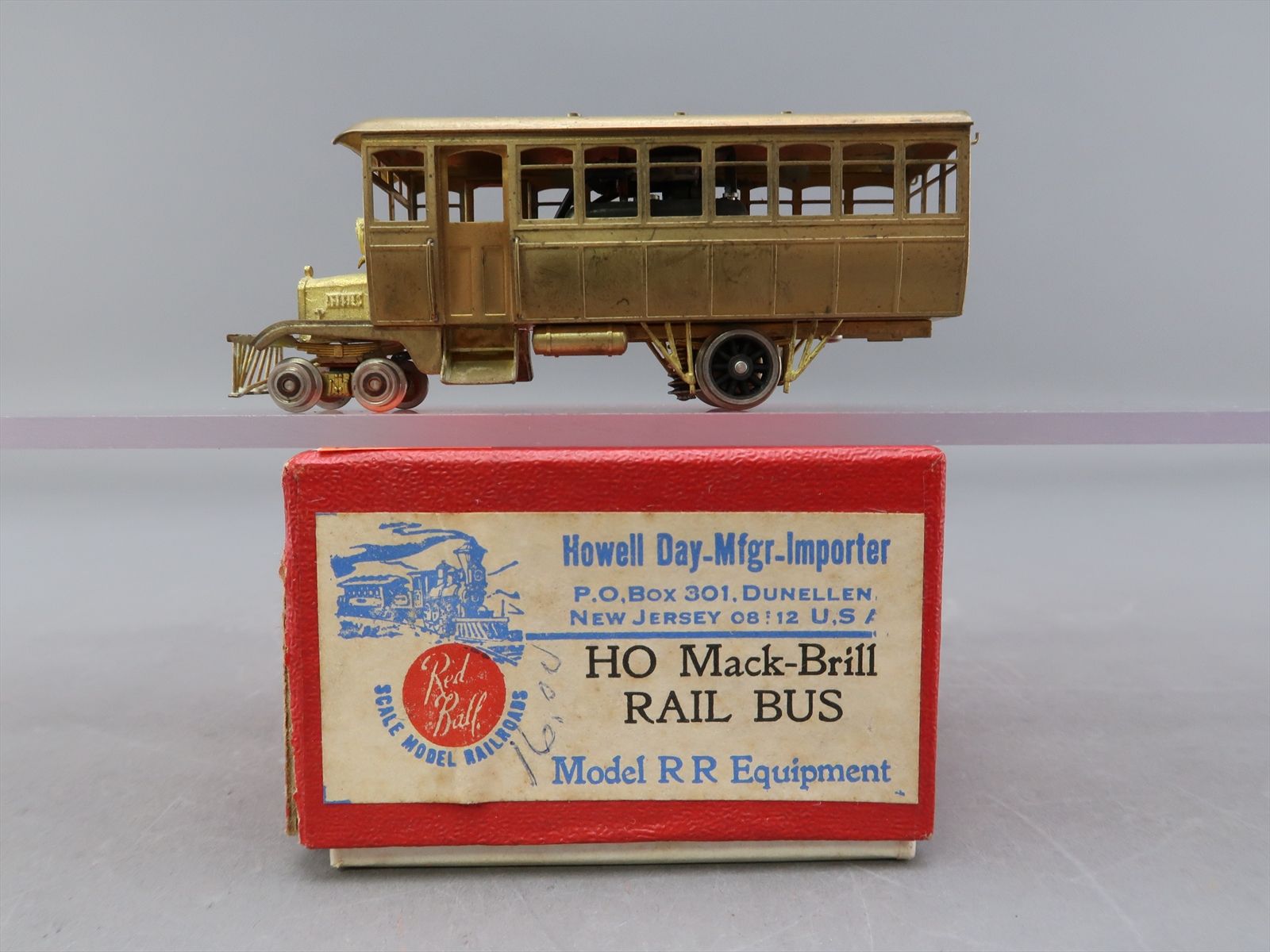 HO Brass Model - RB Red Ball / HD Howell Day Mack Brill Rail Bus ...