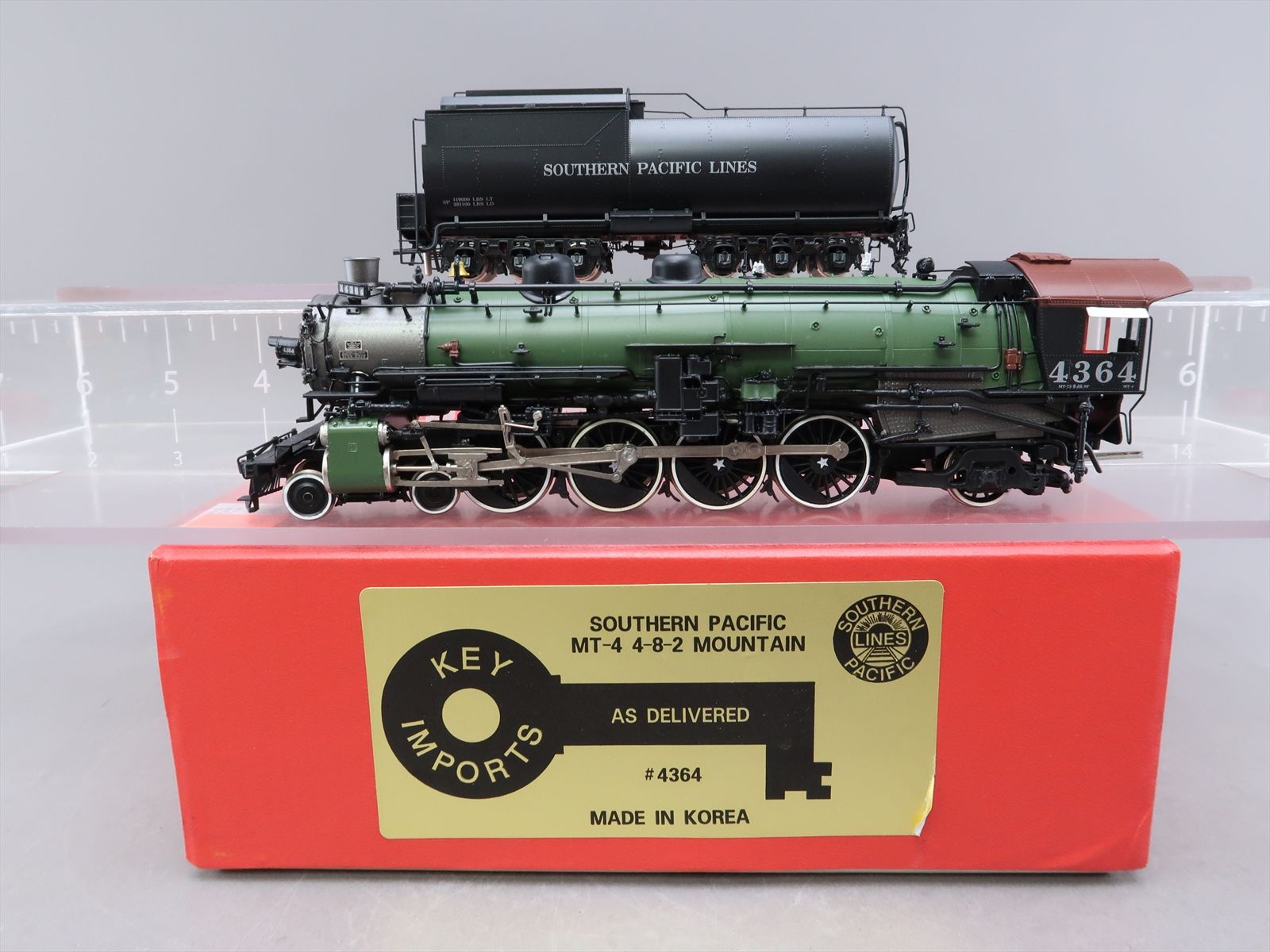 HO Brass Model - Key SP Southern Pacific MT-4 4-8-2 As Delivered #4364 - F/P - 1997 Run - Made ...