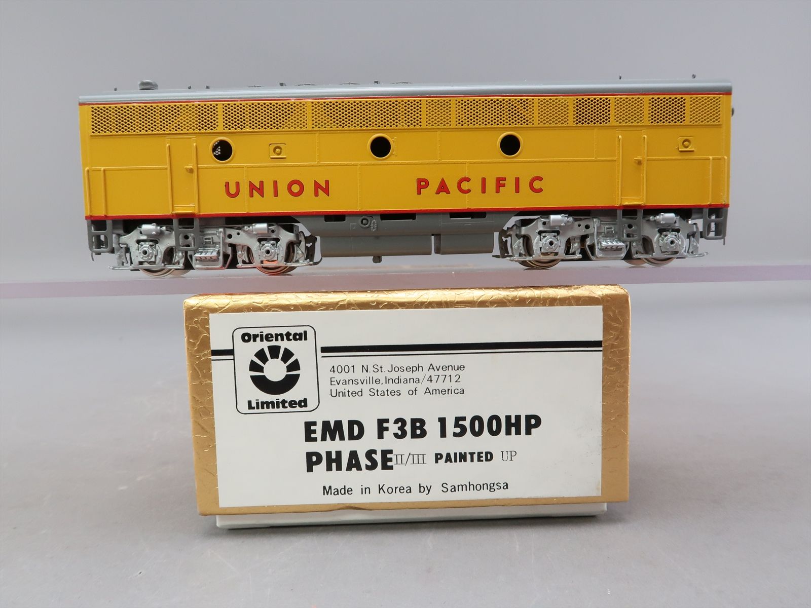 HO Brass Model - Oriental P916B UP Union Pacific F3 F3B Phase II / III ...
