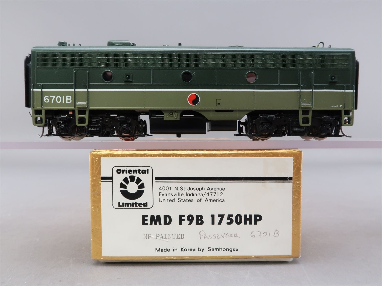 HO Brass Model - Oriental NP Northern Pacific EMD F9 F9B 1750HP #6701B ...