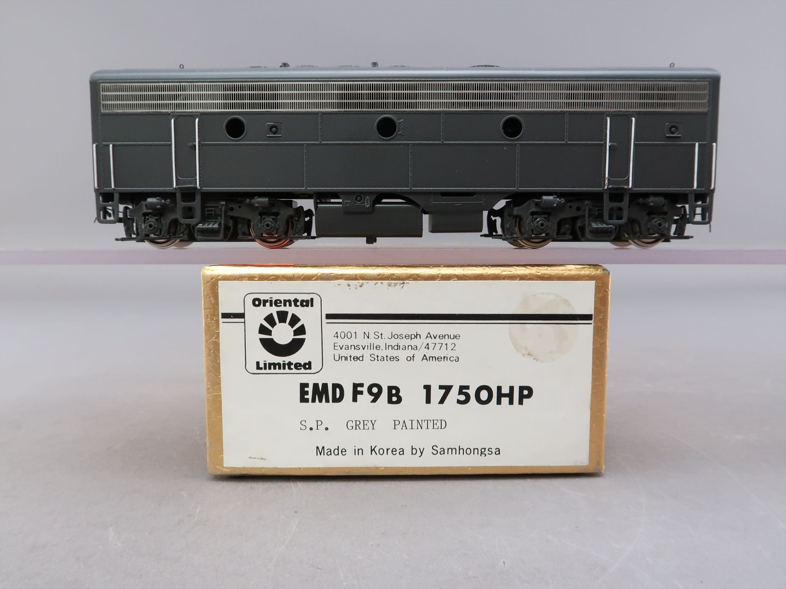 Ho Brass Model Oriental Sp Southern Pacific F9 F9b Gray F P 1988