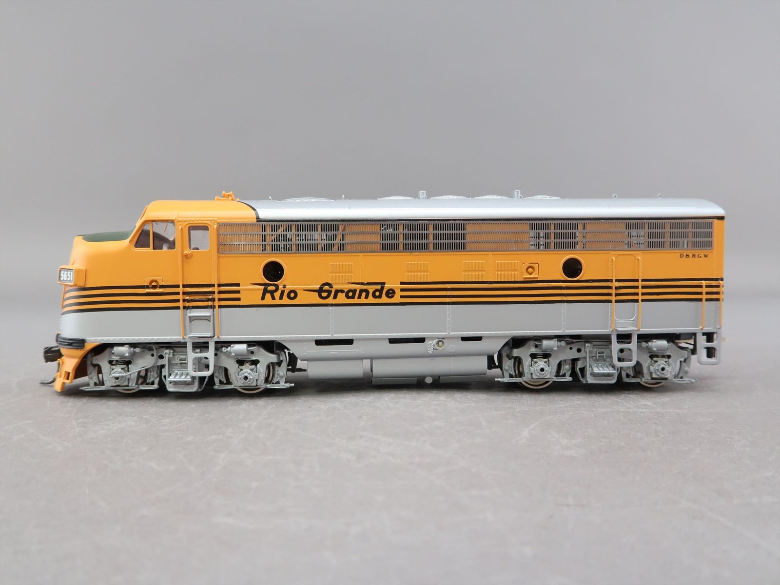 HO Brass Model - Oriental D&RGW Rio Grande EMD F7 F7A 1500HP Phase II ...
