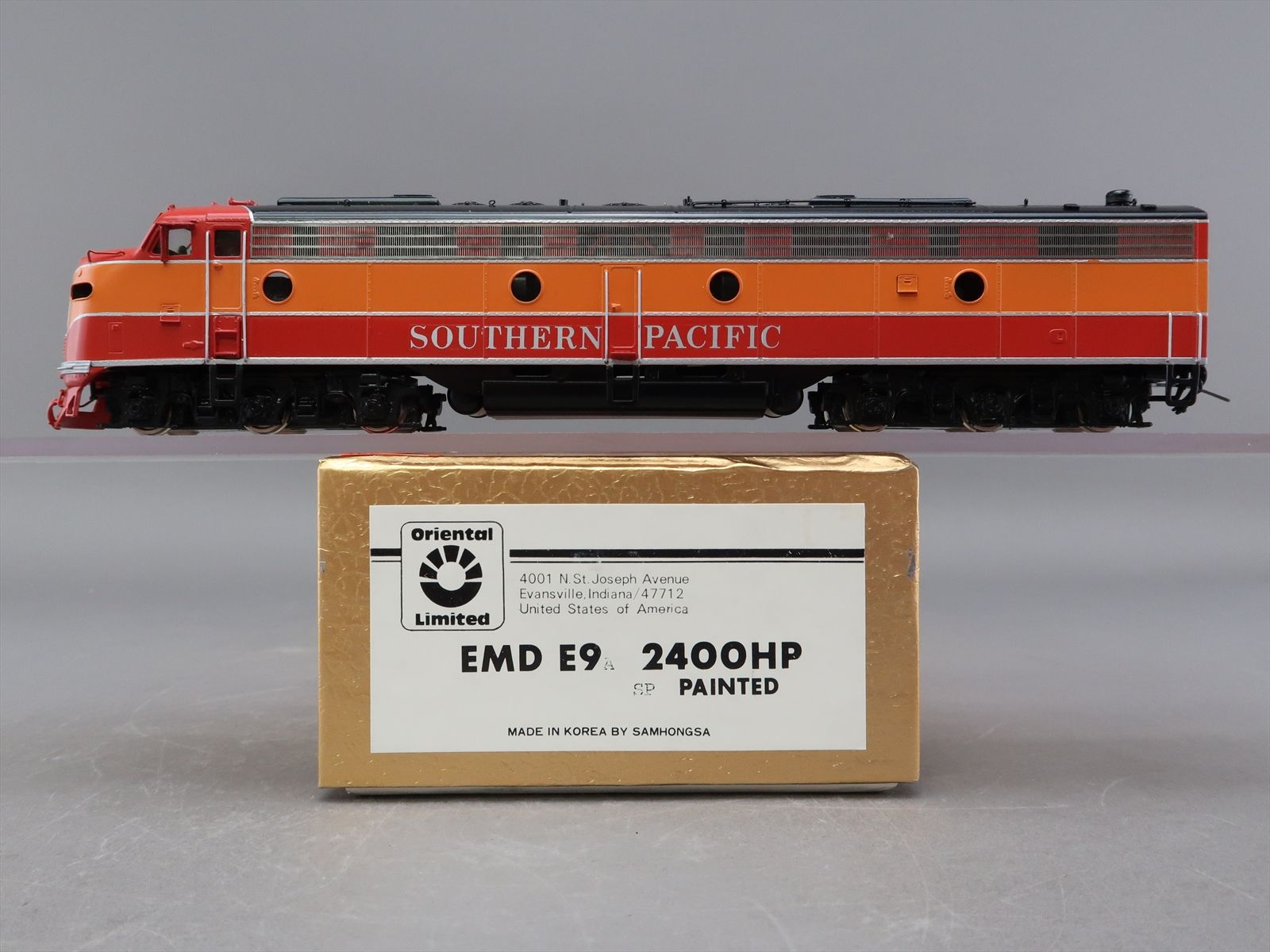 HO Brass Model - Oriental SP Southern Pacific E9 E9A 2400HP Daylight - F/P - 1989 Run - Samhongsa
