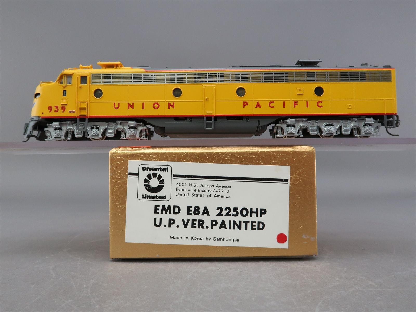 HO Brass Model - Oriental UP Union Pacific E8 E8A 2250HP #939 - F/P ...