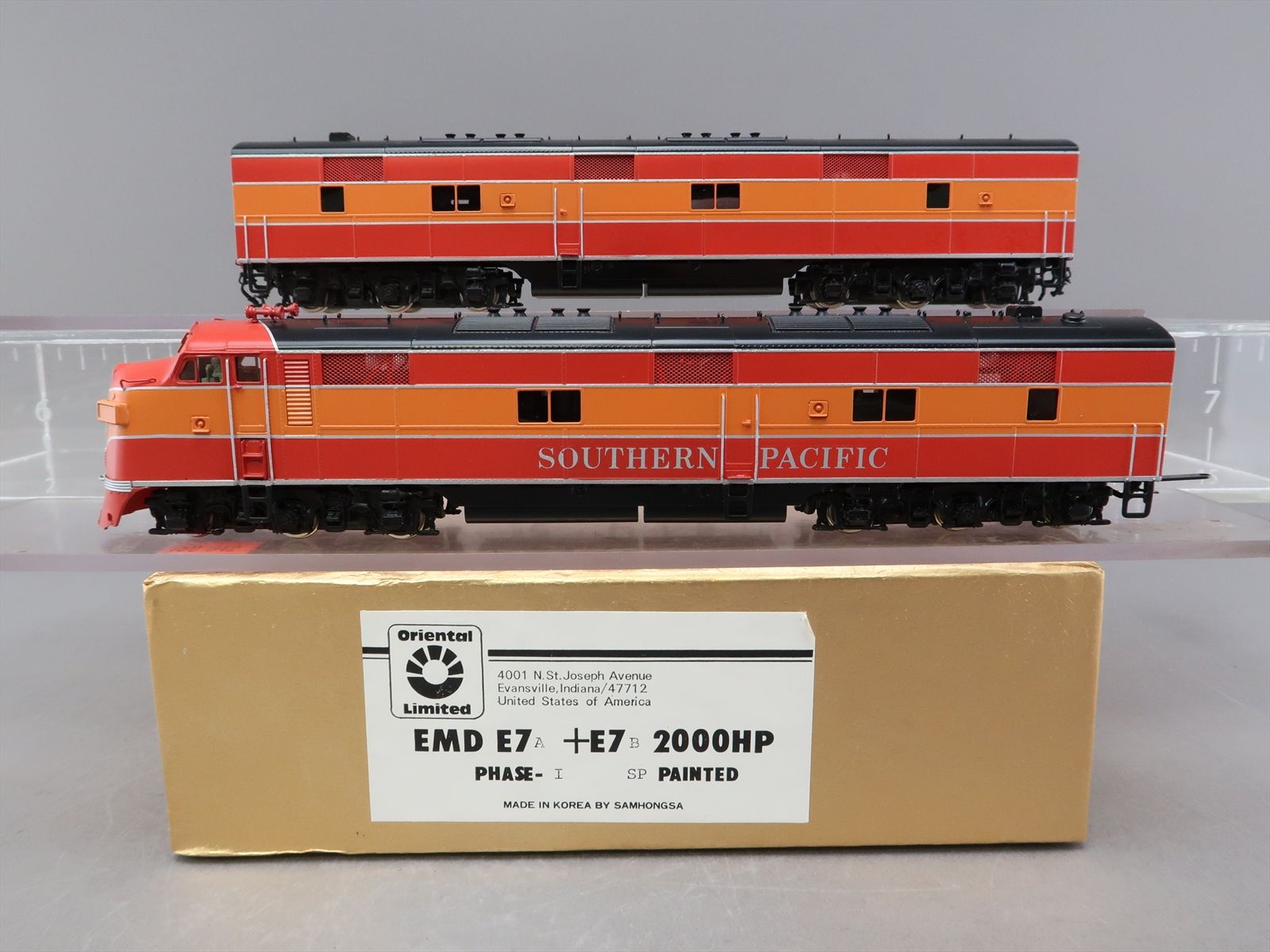 HO Brass Model - Oriental SP Southern Pacific E7 E7A E7B Phase I Set ...
