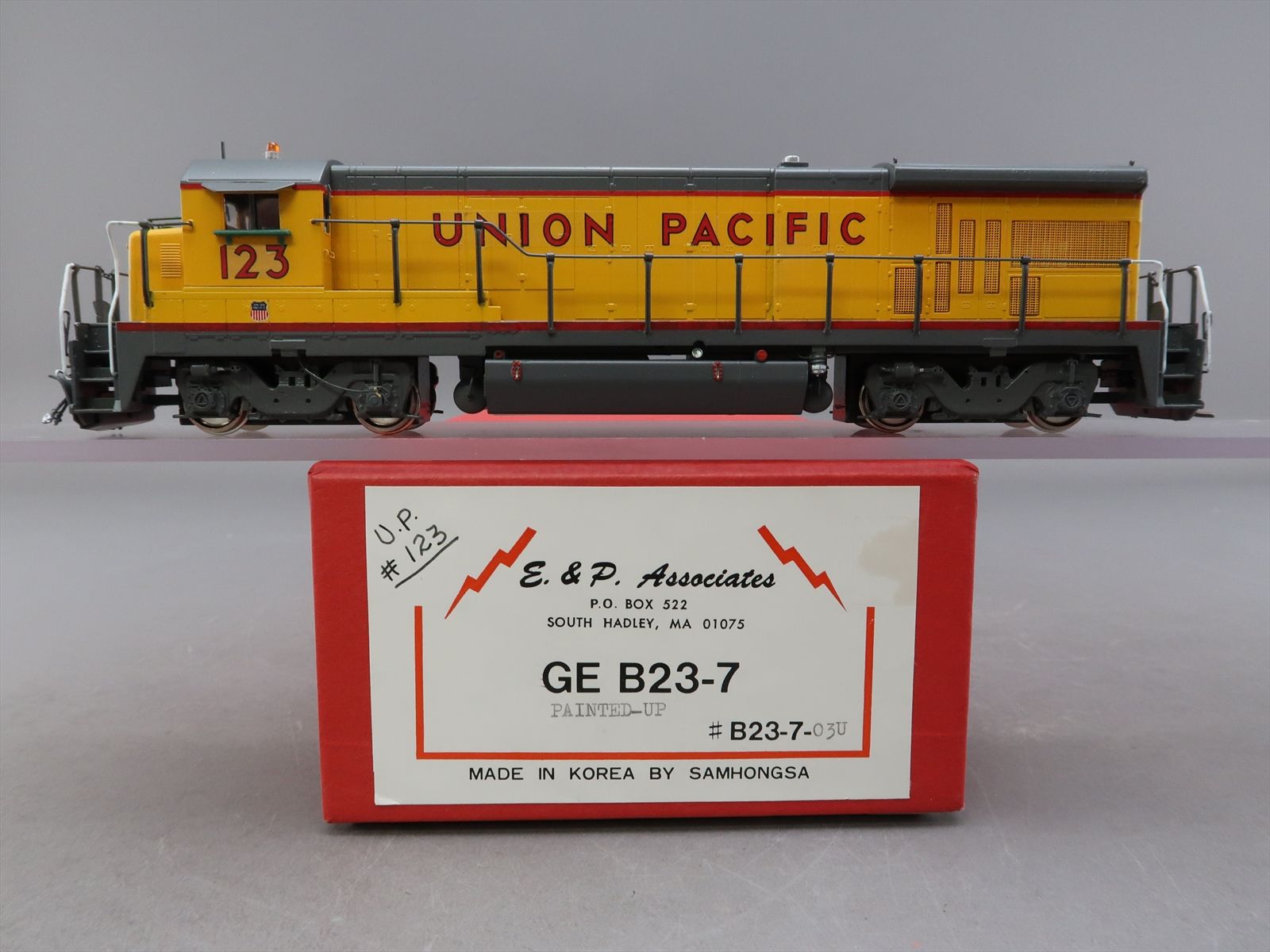 HO Brass Model - E&P B23-7-04U UP Union Pacific GE B23-7 Dash #123 - F ...