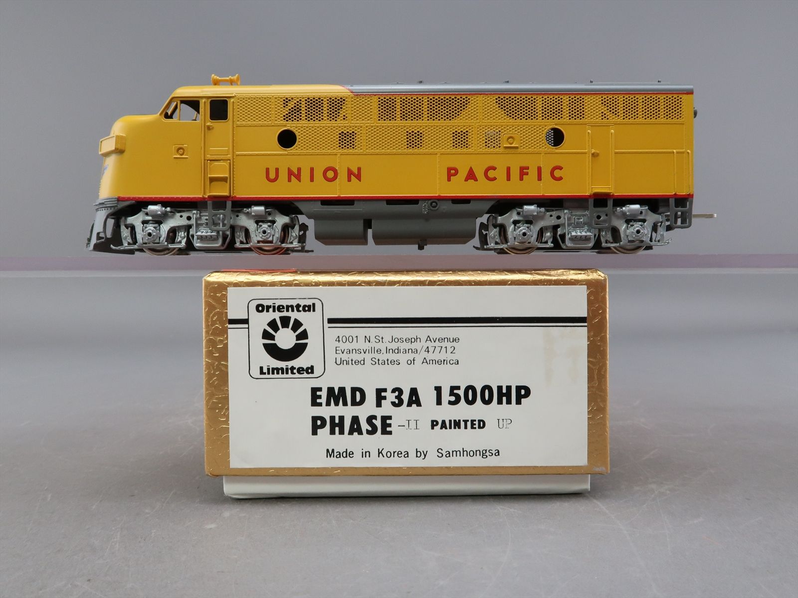 HO Brass Model - Oriental UP Union Pacific F3 F3A Phase II 1500HP - F/P ...