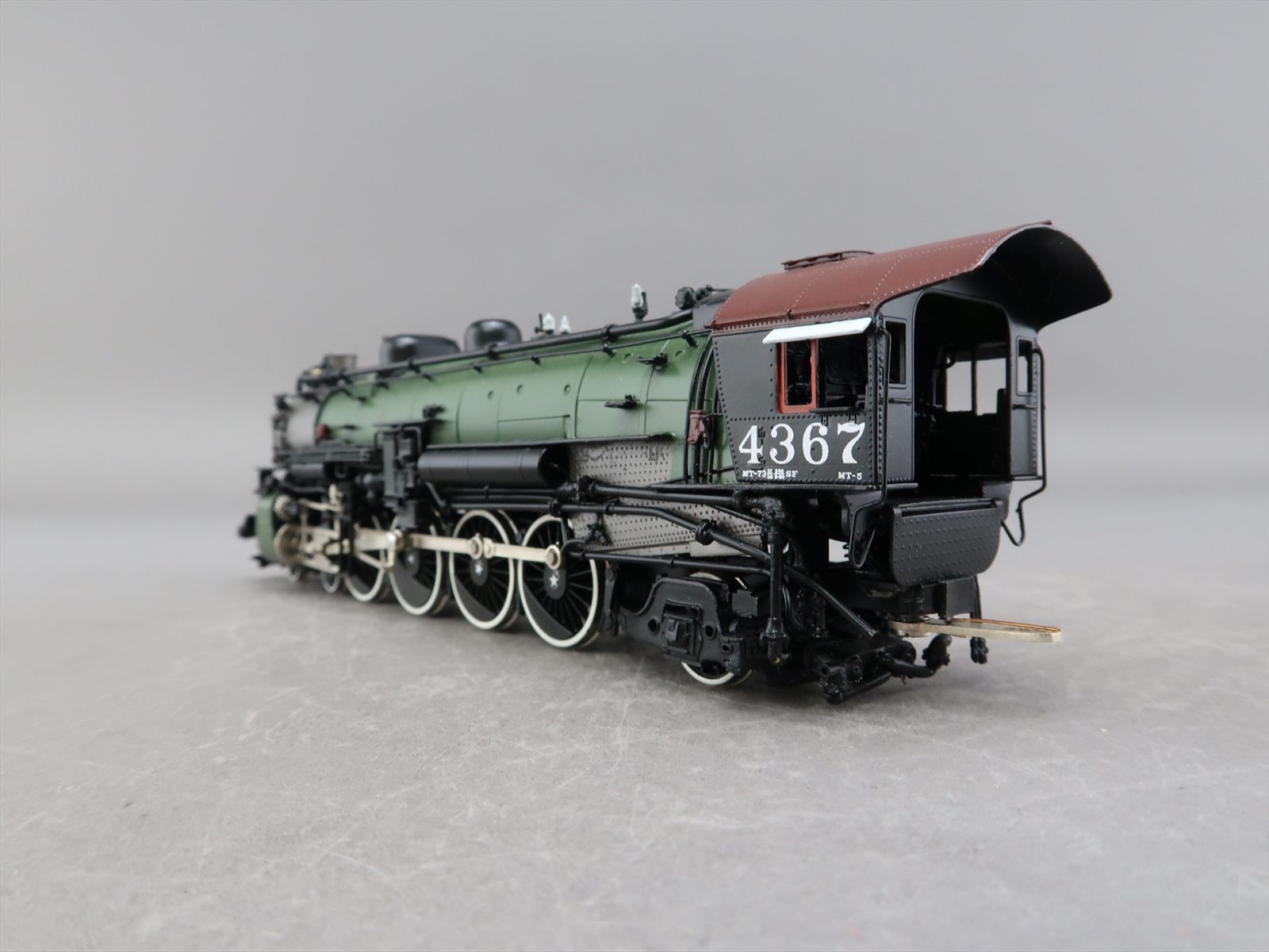 HO Brass Model - Key CS#67 SP Southern Pacific Lines MT-5 4-8-2 #4367 Sacramento Green - F/P ...